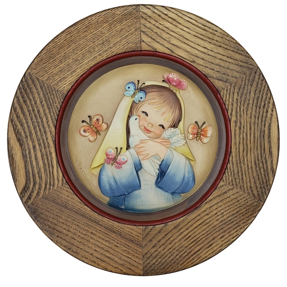 Anri | Accents | Vintage 975 Anri Ferrandiz Mothers Day Plate Mother ...